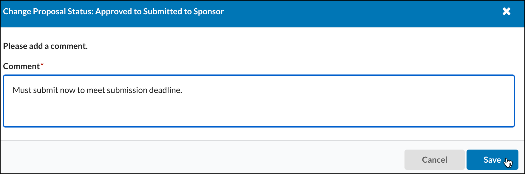 Editing the Routing Status in SP 4.0 – Cayuse Help Center